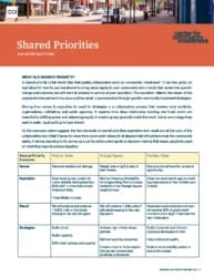 Defining a Shared Priority: An Introduction - Center for Community ...