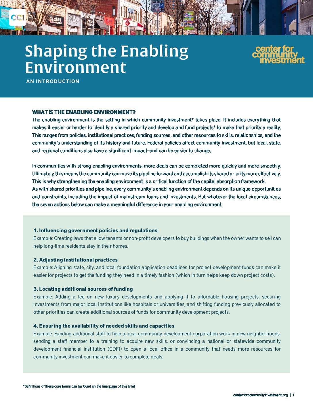 Enabling Environment A Caring And Enabling Environment